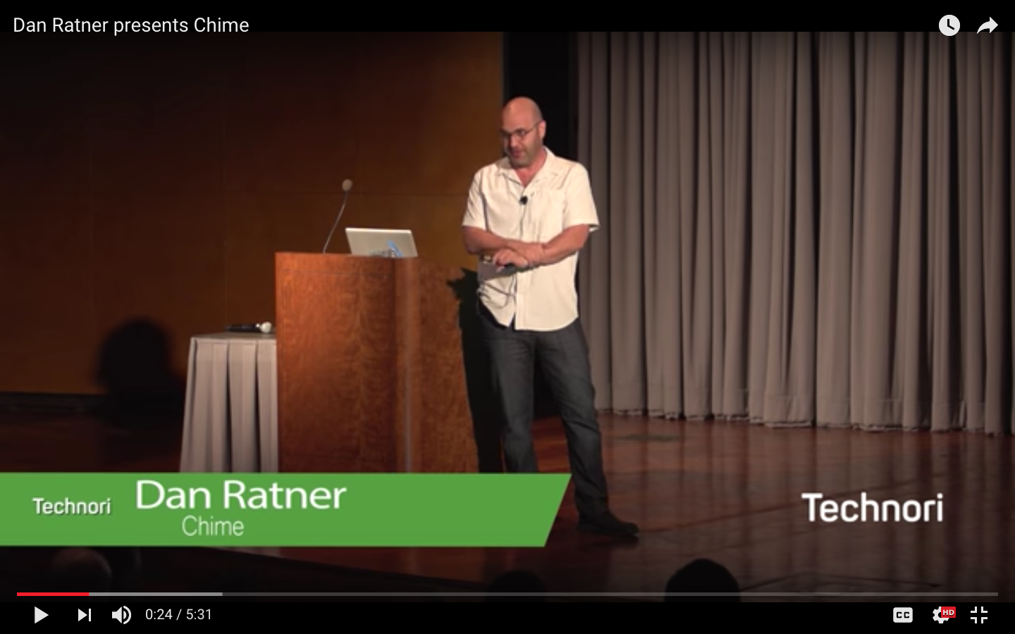 Dan Ratner Presents Chime - Technori